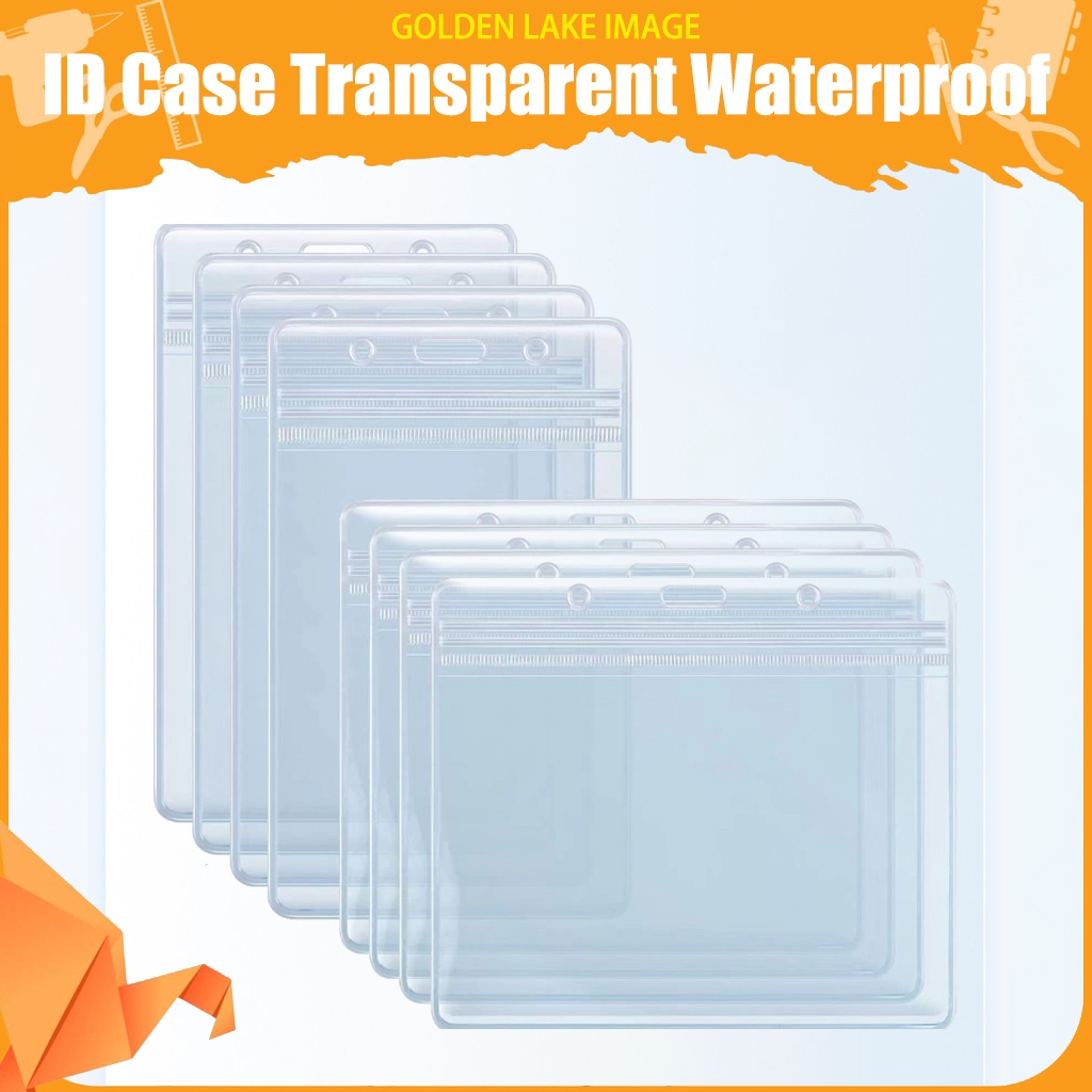 GL Plastic ID Case Transparent Waterproof / ID Holder / ID Protector ...