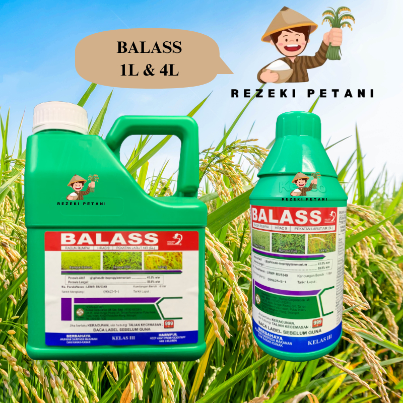 [ORIGINAL] 1L 4L BALASS Kenso (Sama Roundup Ecomax Ken up) Glyphosate ...