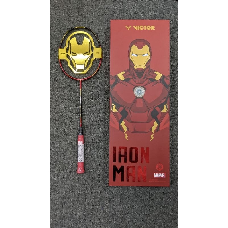 Victor Marvel Iron Man Metallic Limited Edition Badminton Racket ...