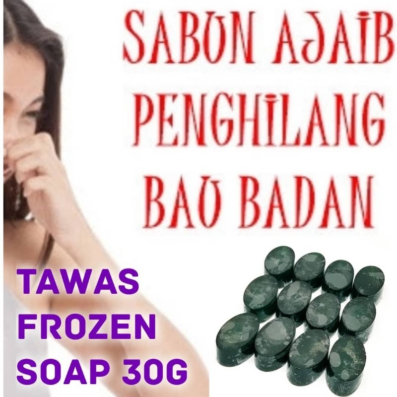 Sabun Tawas Frozen 30g/ Deodorant Soap/ Bau Ketiak/ Sental Daki ...
