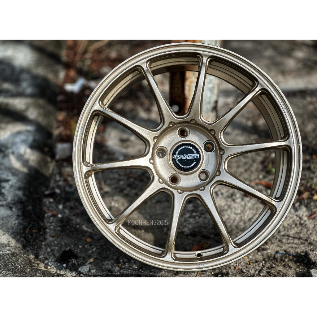 New Car Sport Rim Flow Forming 8.25KG ONLY RAXER WHEELS TR1Z 18x8.5 5x113 ET42 CHAMPION GOLD ...