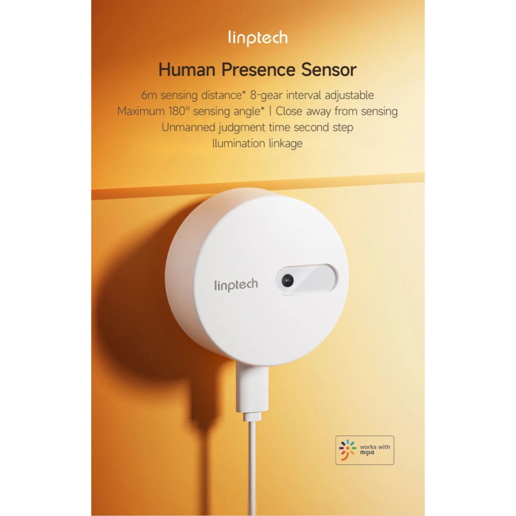 Xiaomi Linptech Smart Human Presence Sensor ES1ZB Mihome App | Shopee Malaysia