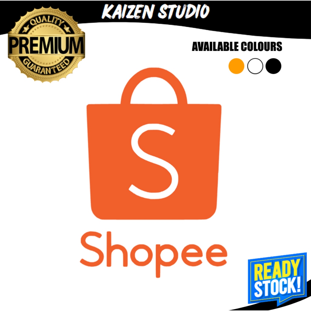 KAIZEN STUDIO Shopee Cermin Kedai Cutting Sticker Vinyl Outdoor ...