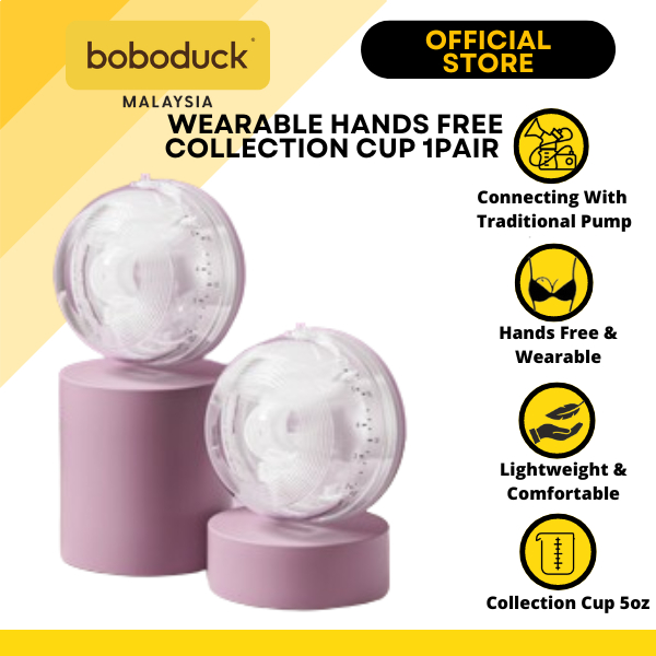 *Ready Stock* boboduck Wearable Hands Free Collection Cup [1Pair ...