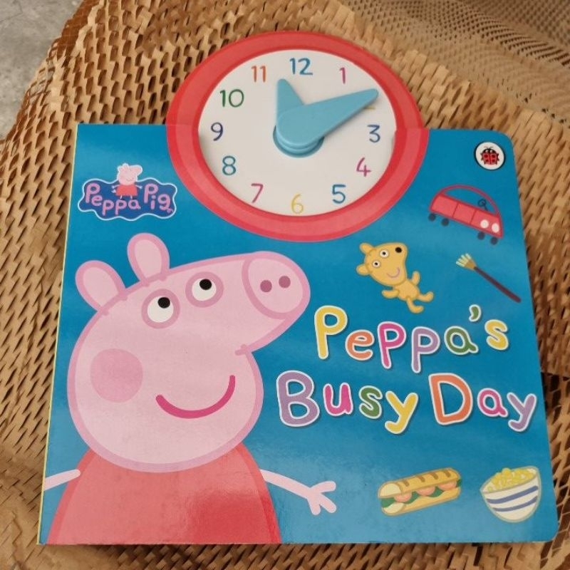 Peppa Pig: Peppa's Busy Day (Peppa Pig) (Board Book) [Hardcover ...