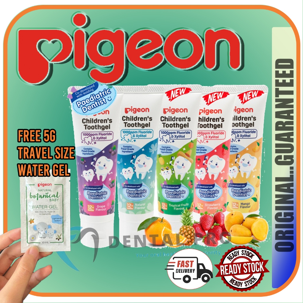 Pigeon Children Toothgel 45g Children toothpaste (Fluoride/non-fluoride ...