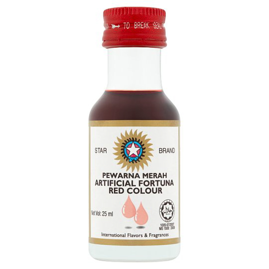 STAR BRAND Artificial Fortuna Red Colour/ Pewarna Merah 25ML | Shopee ...