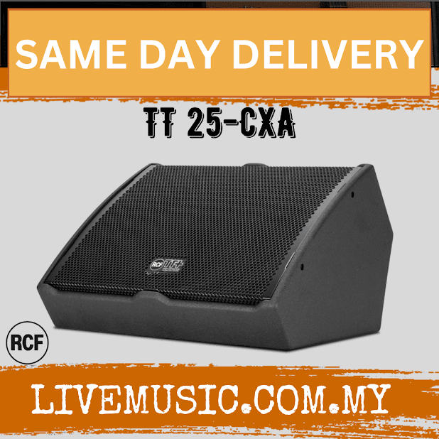 RCF TT25-CXA 15" Active High-Definition Coaxial Monitor Speaker ( TT25 ...