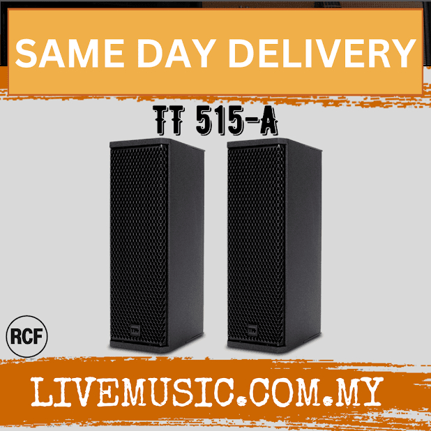 RCF TT 515-A Dual 5" 2000w Active 2-Way Speaker - Each / Pair ( TT 515 ...