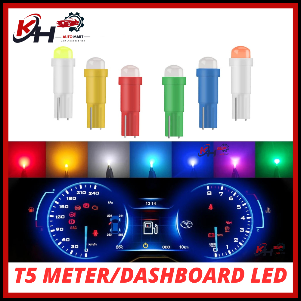 T5 LED SMD COB 12V Car Meter Dashboard Light Central control indicator ...