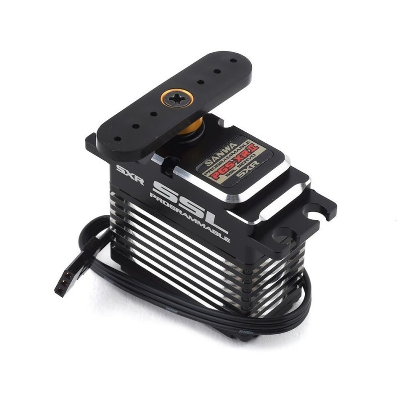 SANWA PGS-XR II SXR HIGH VOLTAGE HIGH SPEED ALUMINIUM CASE METAL GEAR BRUSHLESS SERVO | Shopee ...