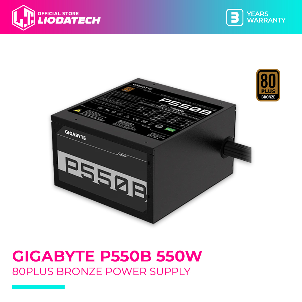Gigabyte P550B 550W 80PLUS Bronze Power Supply | Shopee Malaysia