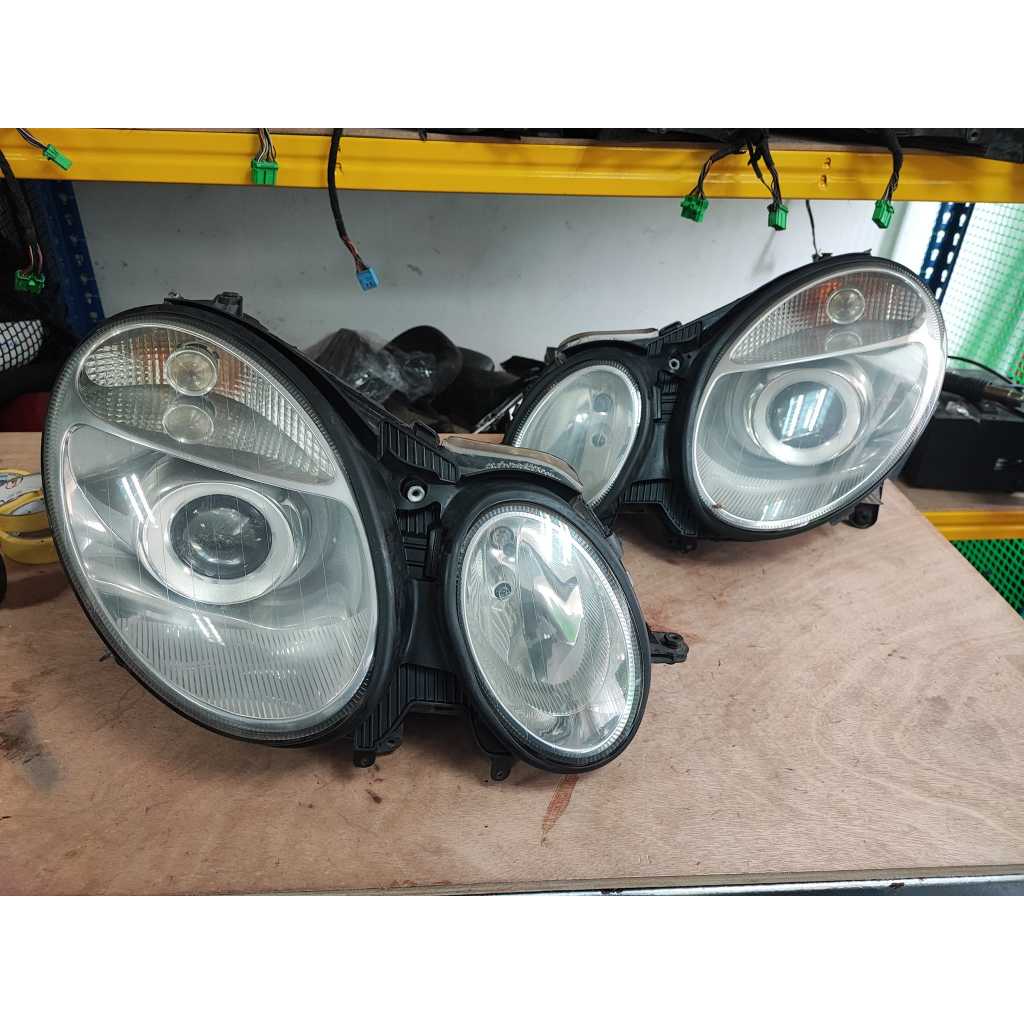 Mercedes Benz W211 PreFacelift Headlamp Headlight Lampu Depan Pre ...