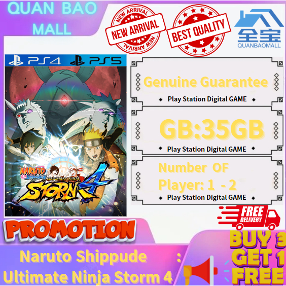 Naruto Shippuden: Ultimate Ninja Storm 4 火影忍者疾风传 终极风暴 4 ( PS4 & PS5 ...