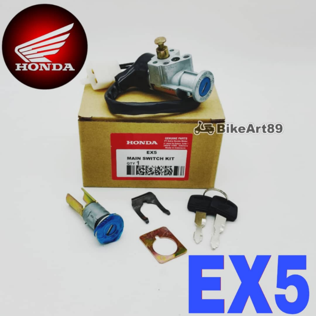 HONDA EX5 Main Switch Kit Set Suis Kunci Lock Gunuine Parts Motorcycle ...