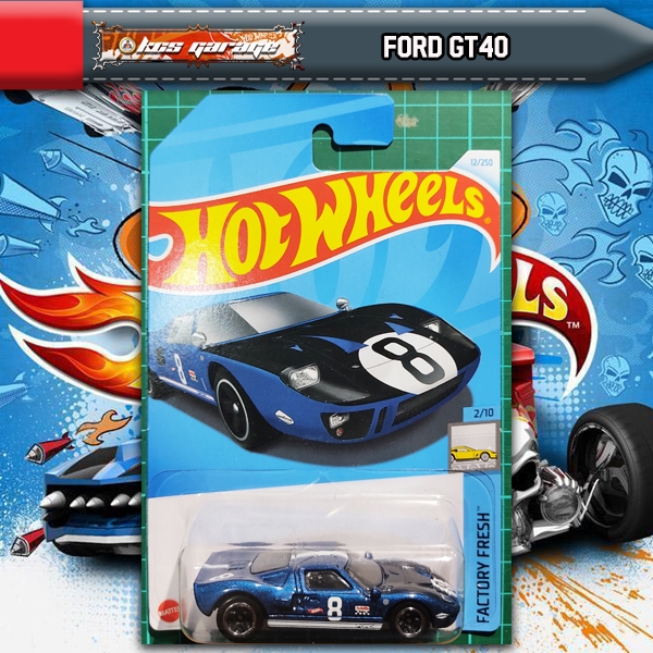 HOT WHEELS - FORD GT40 BLUE (PLEASE REFER TO THE DESCRIPTIONS) | Shopee ...
