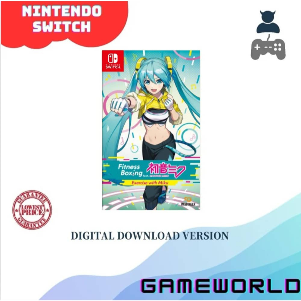 【NINTENDO SWITCH】Fitness Boxing x Hatsune Miku Digital Download Games ...