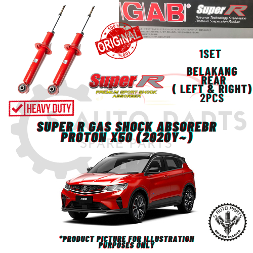 PROTON X50 (2020Y~) (REAR) GAB SUPER R SPORT HEAVY DUTY GAS SHOCK ABSORBER | Shopee Malaysia