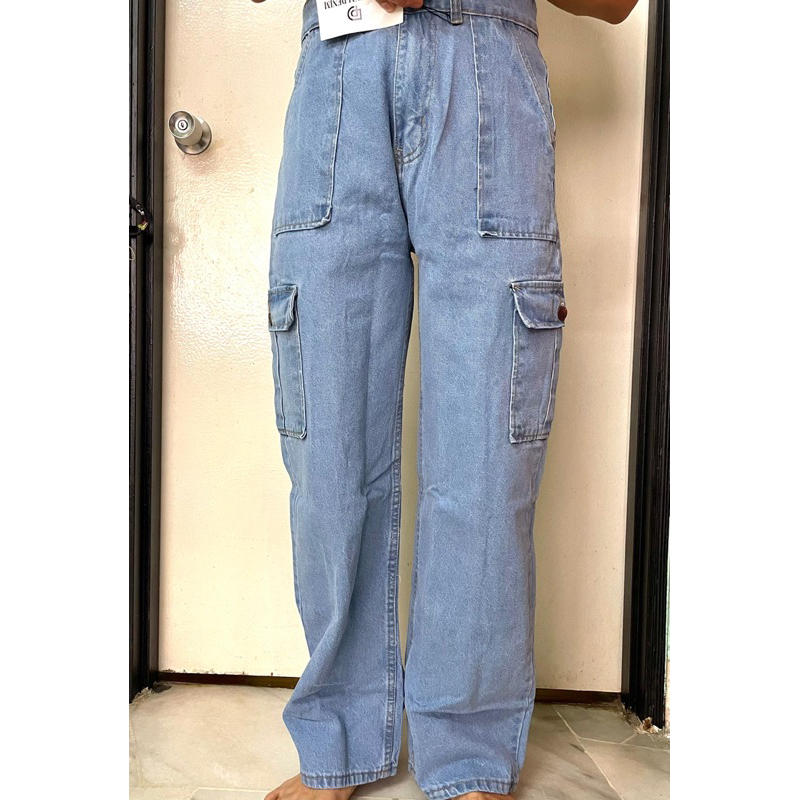 seluar cargo palazo seluar jeans palazo jeans wide leg palazo seluae ...