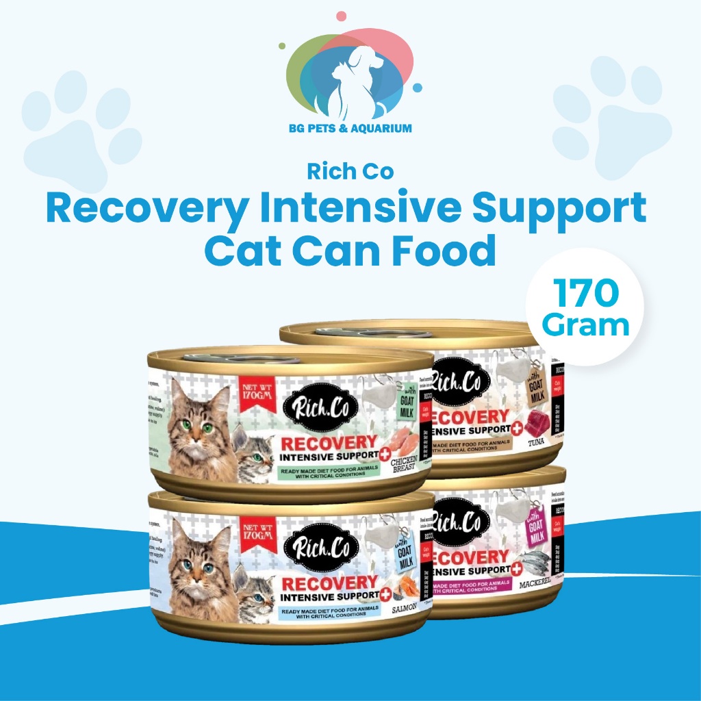 Rich Co Recovery Intensive Support Cat Can Food 170G | Shopee Malaysia