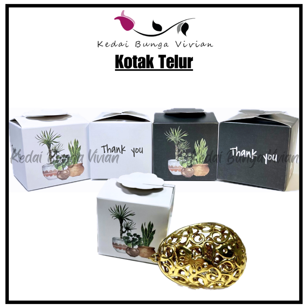 *Promo*10pcs/pkt Door Gift Box| Kotak Telur| Paper Box| Kotak Doorgift ...
