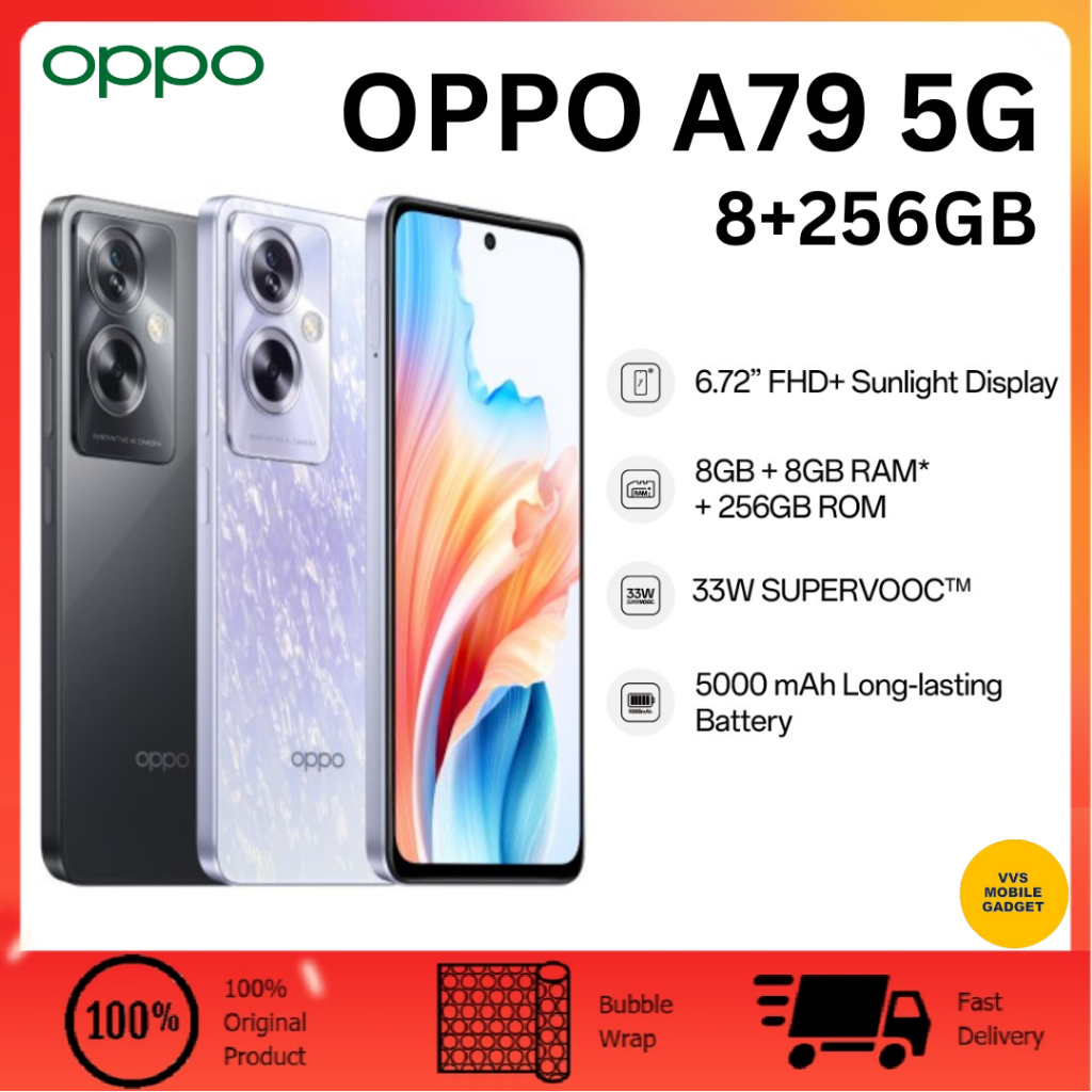 OPPO A79 5G (8GB RAM + 256GB ROM)│33W SUPERVOOC│FHD+ Sunlight Display ...