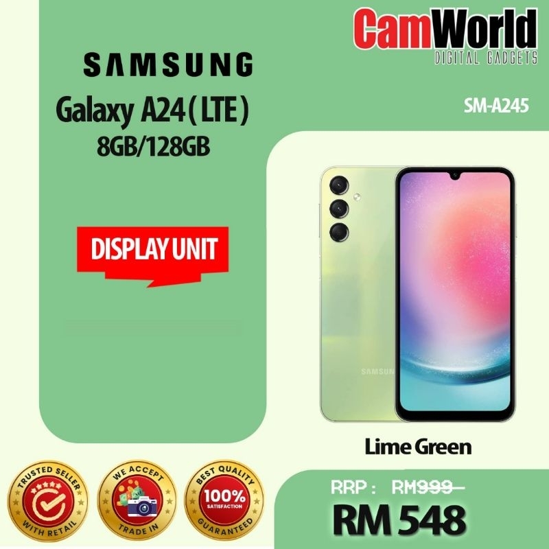 (DISPLAY UNIT) SAMSUNG Galaxy A24 LTE (8GB+128GB) | Shopee Malaysia