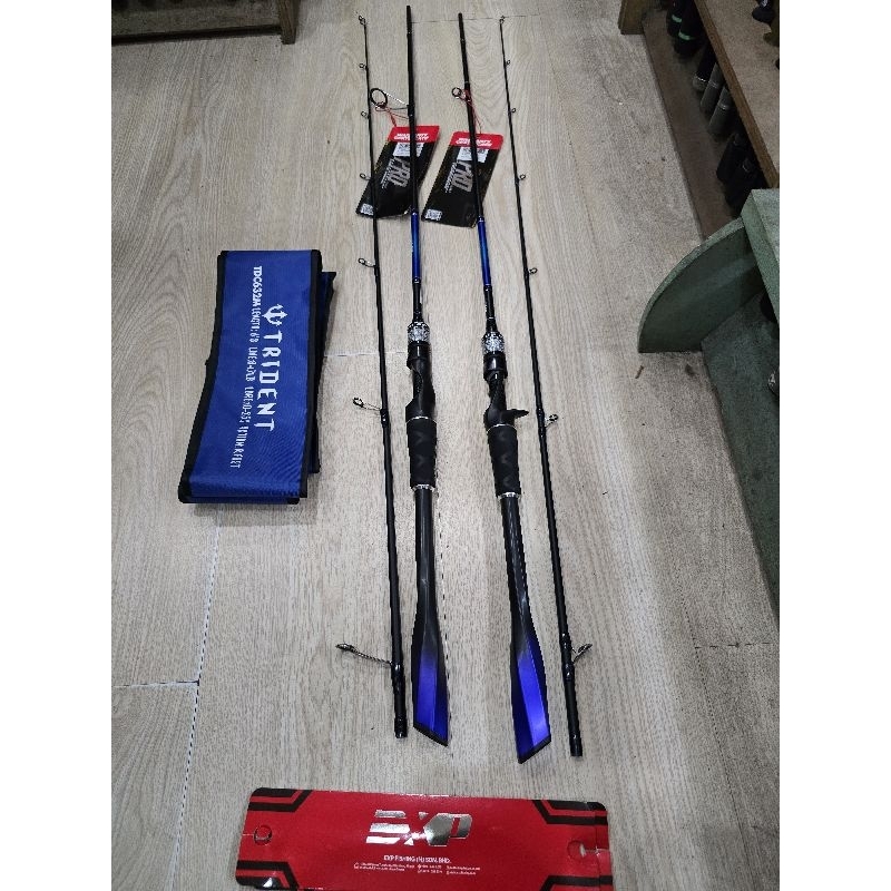 EXP TRIDENT SPINNING AND CASTING ROD | Shopee Malaysia