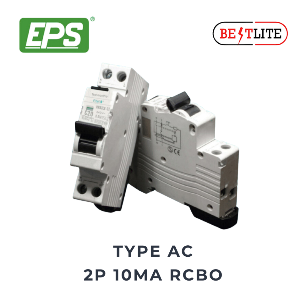 EPS RCBO TYPE AC 2P 10MA 20A-32A | Shopee Malaysia