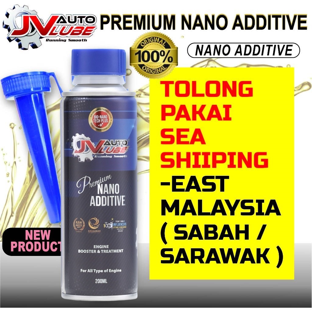 JV Auto Lube Auto Premium Nano Additive 200ml Engine Booster And ...