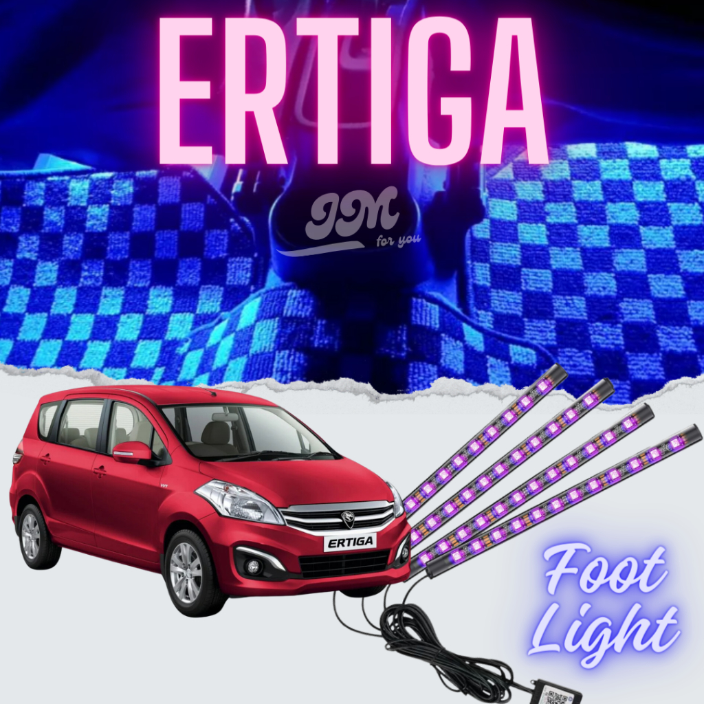 ERTIGA LED FOOT LIGHT RGB Floor Ambient Light Lampu Kaki Kereta ...
