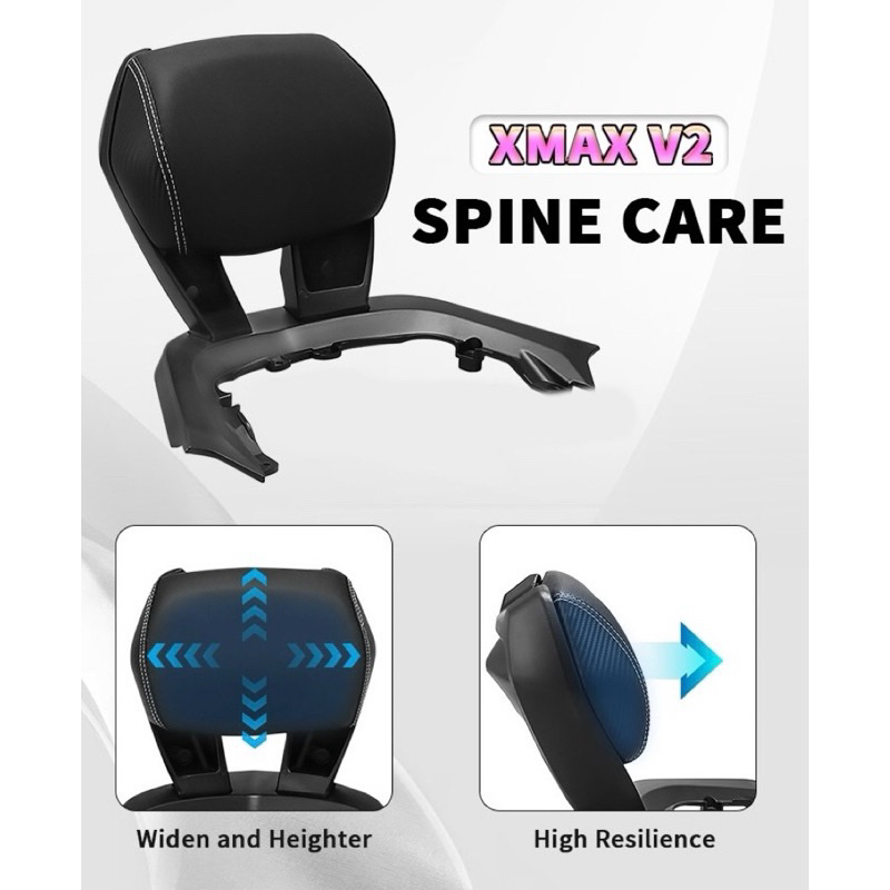 X-max 250 Xmax V2 Yamaha Backrest Rear Motorcycle Passenger Sissy Bar ...