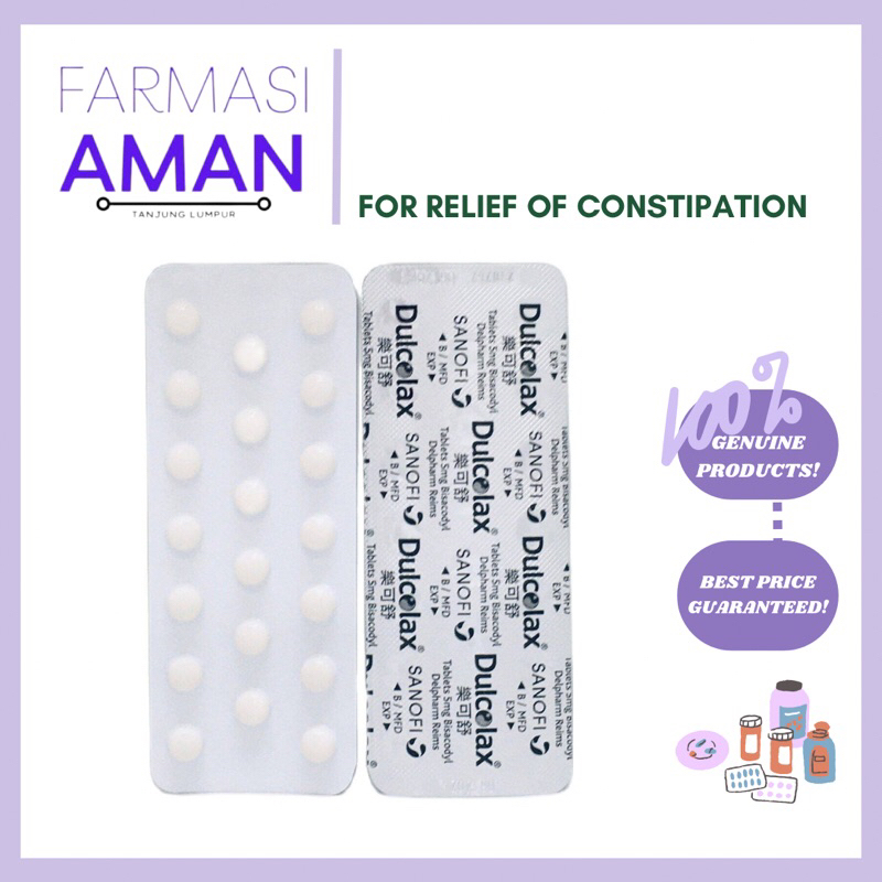 Dulcolax Contact Laxative Tablet 5mg 20’s | Shopee Malaysia