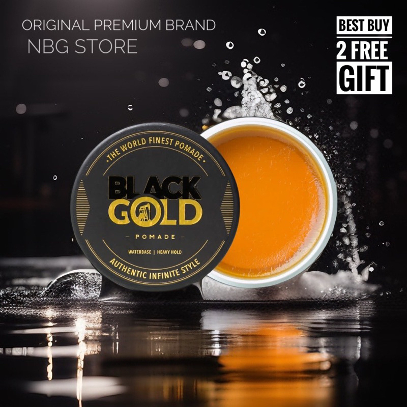 BLACK GOLD POMADE ORIGINAL 150g | Shopee Malaysia