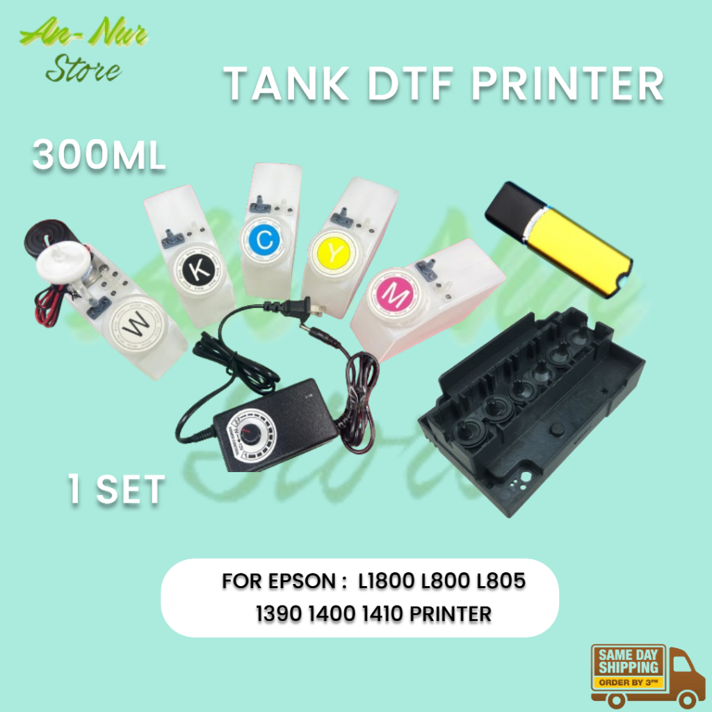 Ready Stock Dtf Printer Ciss Conversion kit for Epson for EcoTank L8050 ...