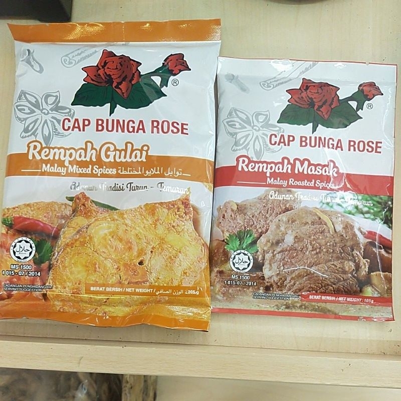 💥💥💥REMPAH MASAK CAP BUNGA ROSE 105g | Shopee Malaysia