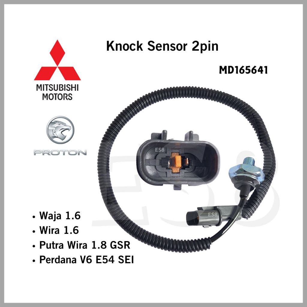 MD165641 Knock Sensor Proton Waja mmc wira 1.6 perdana V6 | Shopee Malaysia