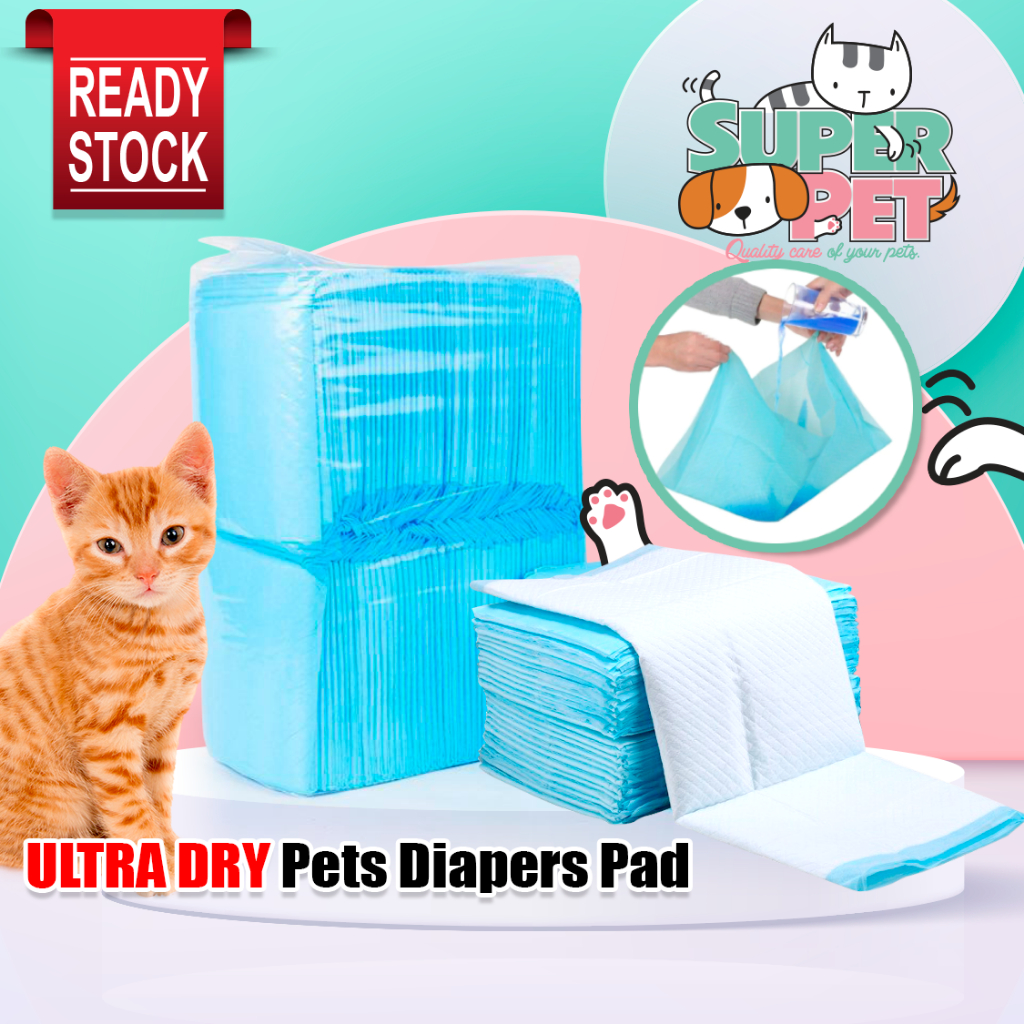 [Alas Kencing Kucing Lapik Kucing] Pet Training Pad 1 PACK Disposable ...