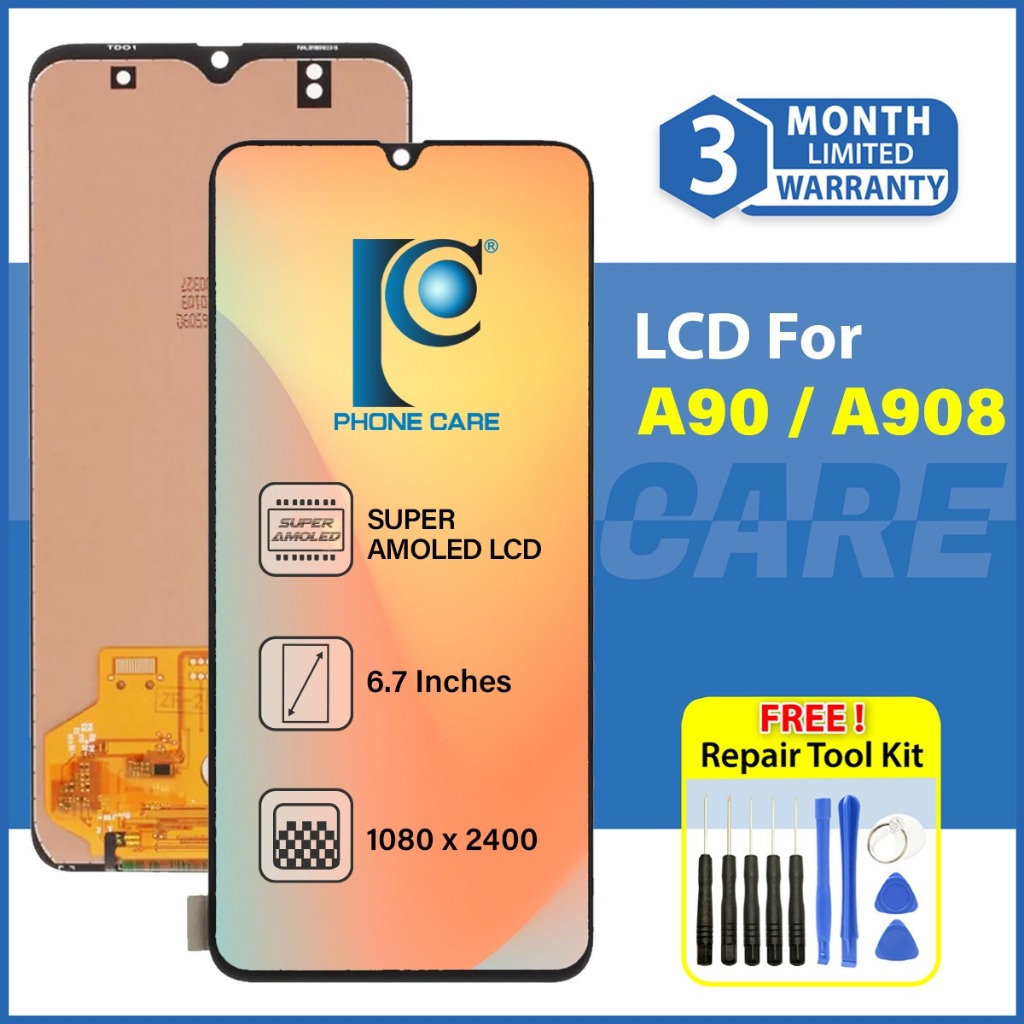 LCD TOUCH SCREEN DIGITIZER DISPLAY GLASS SKRIN COMPATIBLE FOR SAMSUNG A90 A908 | Shopee Malaysia