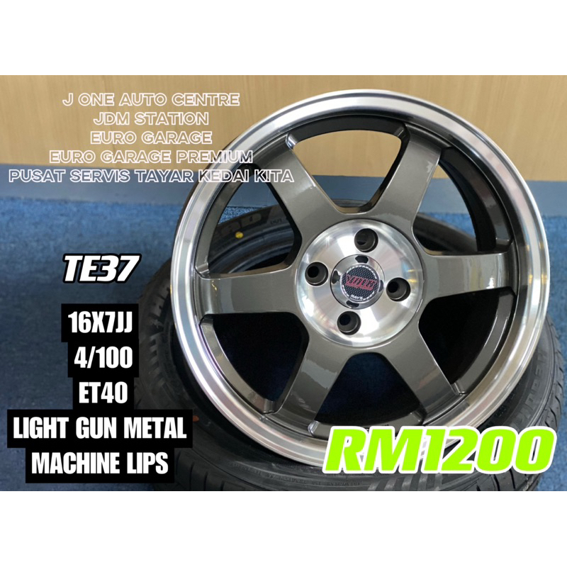 TE37 16inc MYVI BEZZA SAGA VIOS CITY JAZZ | Shopee Malaysia