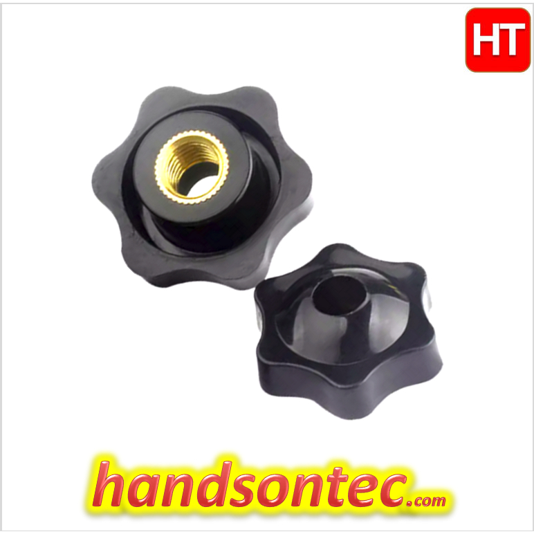 (M5~M10) Star Knob Clamping Nut – Threaded Through Hole | Shopee Malaysia
