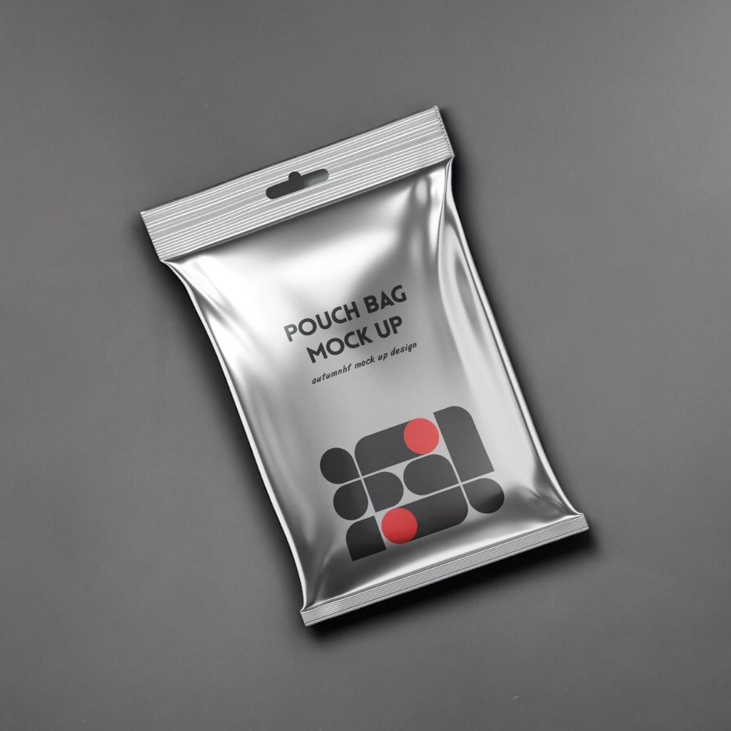 Metalised Standing Zipper Pouch for Food, Product Packaging Metalized ...