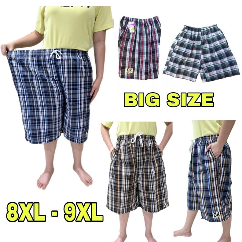 8XL- 9XL Man Short Pant Super Big Size Seluar Besar. | Shopee Malaysia