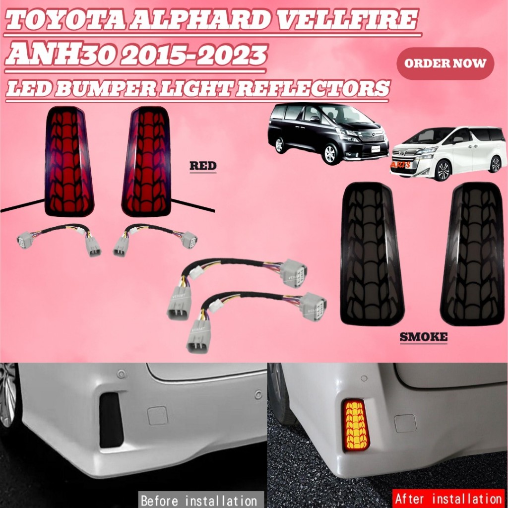 AUTOPROMAX ALPHARD VELLFIRE ANH30 2015-2023 CAR LED BUMPER LIGHT ...