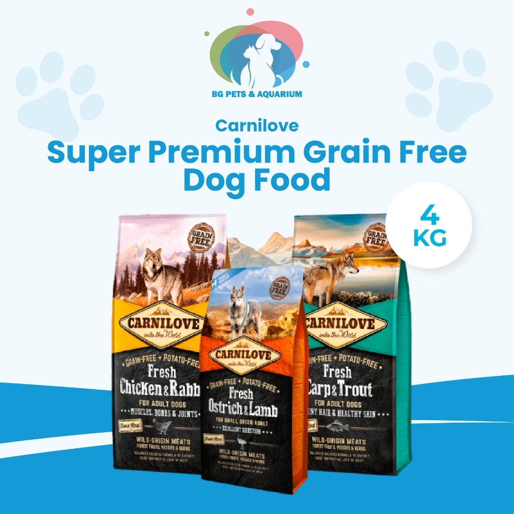 Carnilove Super Premium Grain Free Dog Food 4KG | Shopee Malaysia