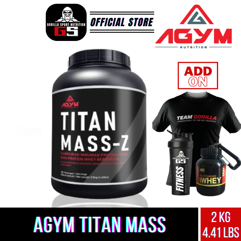 Agym Nutrition Agym Titan Mass Gainer Weight Gainer Mass Muscle ...
