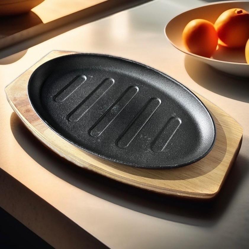 911 Sizzling Cast Iron Hot Plate / Sizzling Plate / Sizzling Mee Plate ...