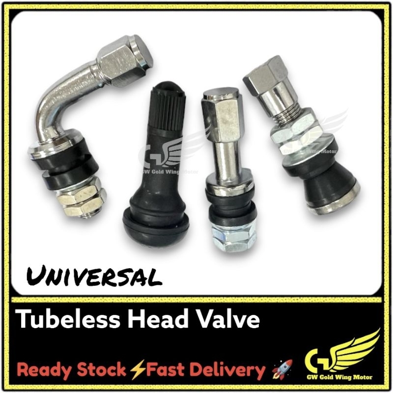 TIRES TAYAR HEAD TUBELESS AIR VALVE KEPALA TUBELESS HEAD MOTOCYCLE ...