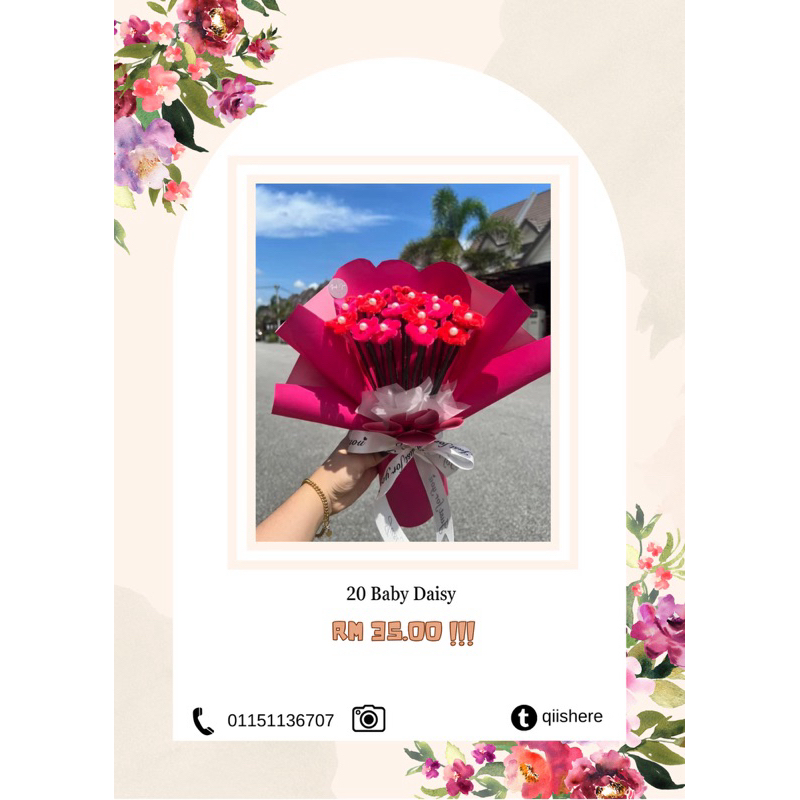 Chenille Bouquet ( Bunga Kawat Bulu ) | Shopee Malaysia