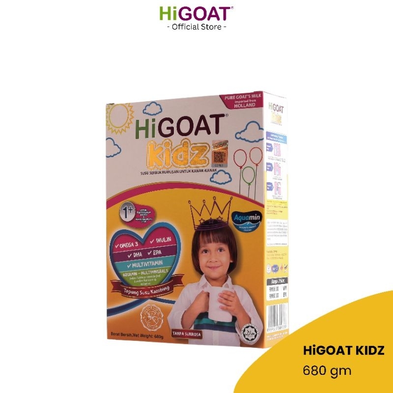HiGOAT Kidz 1 - 9 Powdered Milk (680g) | Shopee Malaysia